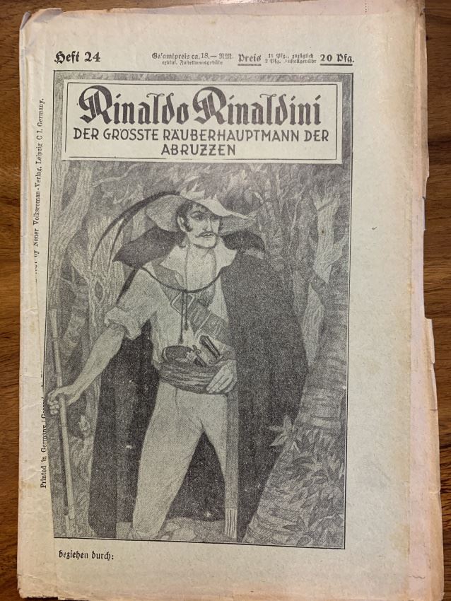 Alte Bücherwelt - Rinaldo Rinaldini - Der Grösste Räuberhauptmann der ...