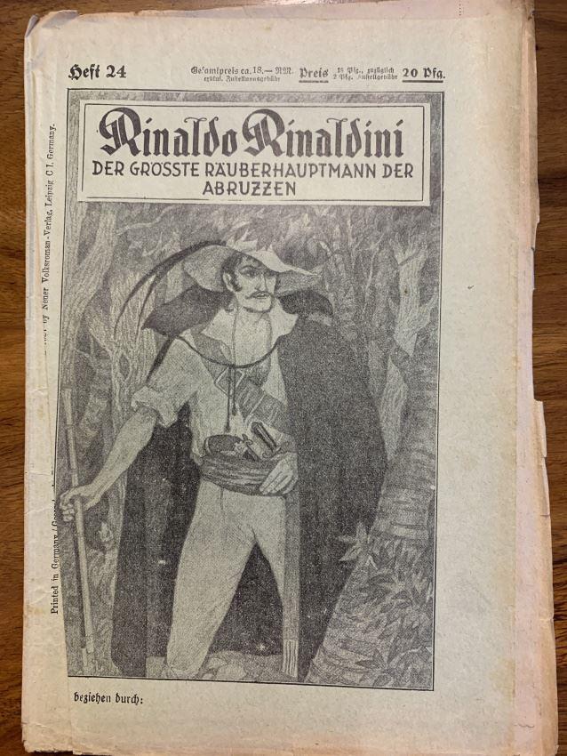 Alte Bücherwelt - Rinaldo Rinaldini - Der Grösste Räuberhauptmann der ...