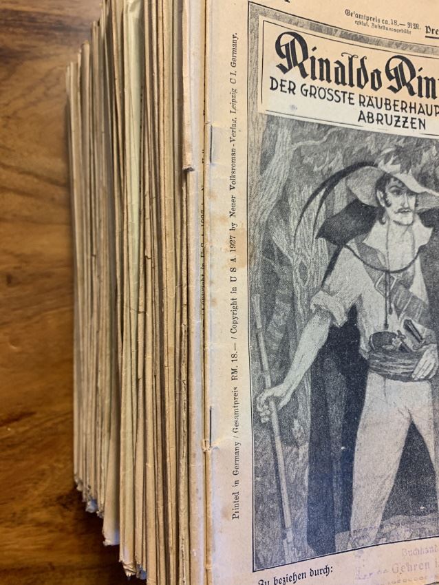 Alte Bücherwelt - Rinaldo Rinaldini - Der Grösste Räuberhauptmann der ...